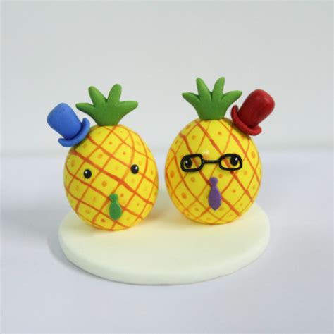 World Cake Topper Products Tagged With Gay Couple Pineapple Cake Topper
