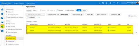 Collect Synapse Pipeline Trigger Run Status Into Azure Log Analytics