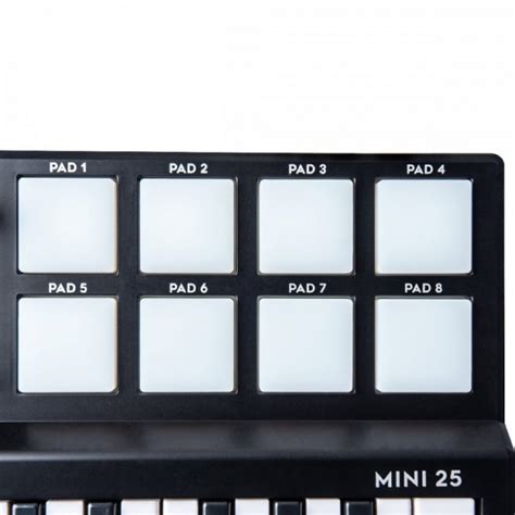 Kfx Mini 25 Controlador Midi Usb 25 Teclas Pads Knobs Webdis