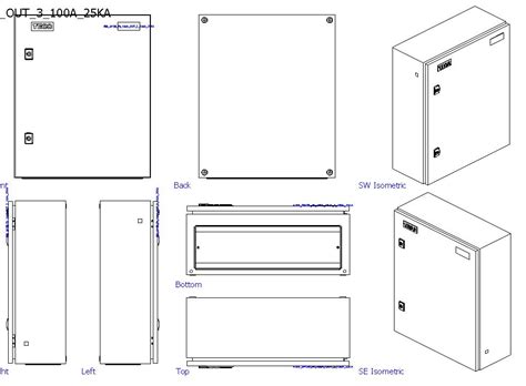 Typical ABB SMDB Panel Incomer Up To 100A Outgoing 3x Up To 100A 25KA Panels And Parts Shopping