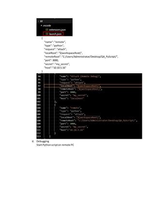 MS VS Code For Python Debug DOCX