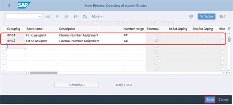 How To Define BP Groupings And Assign Number Ranges In SAP S Hana