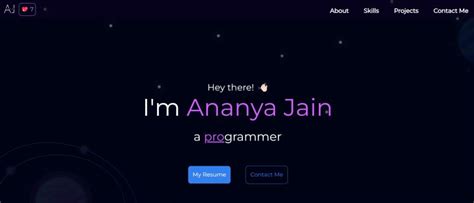 Ananya Jain On Linkedin Reactjs Portfoliowebsite Webdevelopment