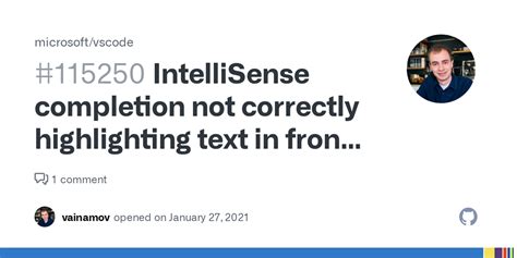 Intellisense Completion Not Correctly Highlighting Text In Front Of Cursor · Issue 115250