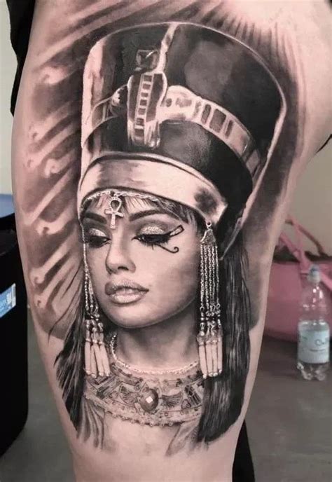 90 Powerful Cleopatra Tattoos Symbolism And Significance Behind The