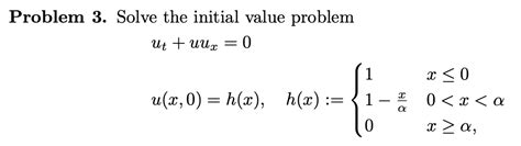 Solved Problem Solve The Initial Value Problem Chegg