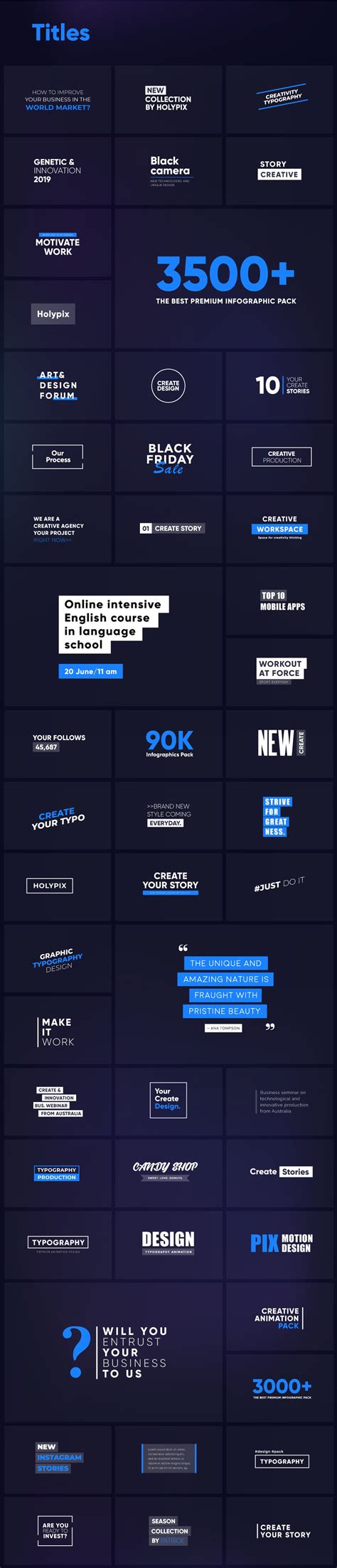 دانلود مجموعه عناوین متحرک نگارینو مارکتِ گرافیکِ دیجیتال