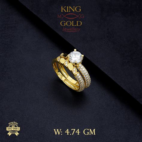 Isagha توينز ذهب عيار 18 من كينج جولد King Gold