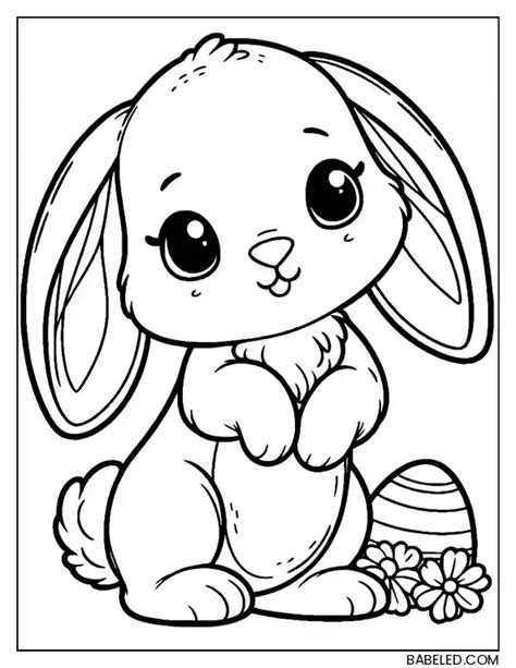 8 Безплатни за Печат Великденски Заек Картинки за Оцветяване Листове Рисунки и Страници за