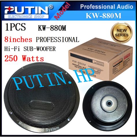 PUTIN SHOP KW M PROFESSIONAL Hi Fi SUB WOOFER KW Inches Watts PCS Only Shopee