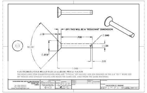 Making A Valve For Model I C Engines Home Model Engine Machinist Forum