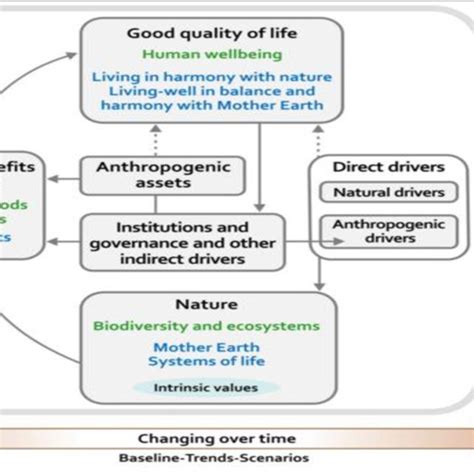 4 The Ipbes Conceptual Framework Diaz Et Al 2015 Download Scientific Diagram