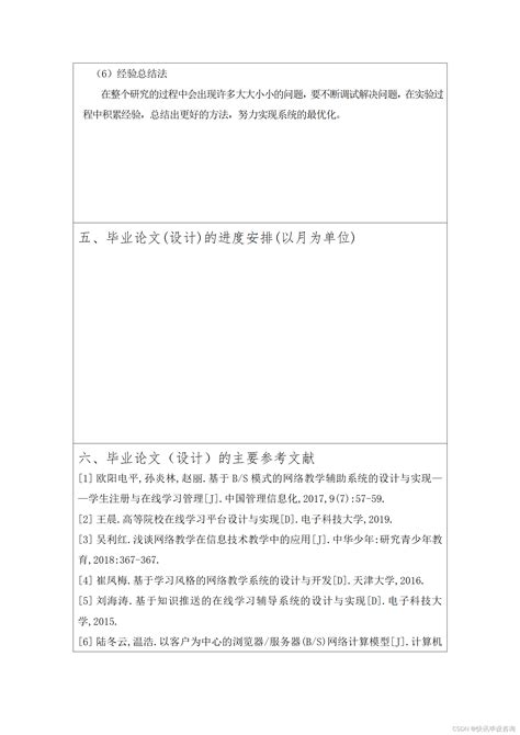 【毕业设计开题报告】基于ssm框架的在线学习系统基于ssm框架的毕业设计开题报告 Csdn博客