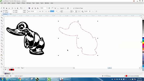 Corel Draw Tips And Tricks Contour Around An Object Youtube