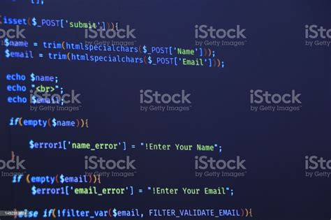 Programming Code Abstract Screen Of Software Developer Computer Script