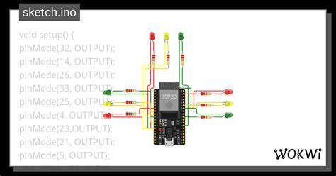 Muhamad Rafi Apriliansa Traffic Light Wokwi Esp32 Stm32 Arduino