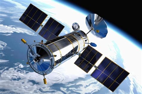 Research Probing Monitoring Of In Atmosphere Communications Satellite In Orbit Above The Surface