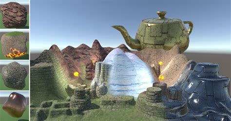 Uv Free Triplanar Shader Pack Vfx Shaders Unity Asset Store