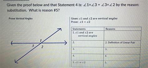 [answered] given the proof below and that statement 4 is 1 23 23 22 by