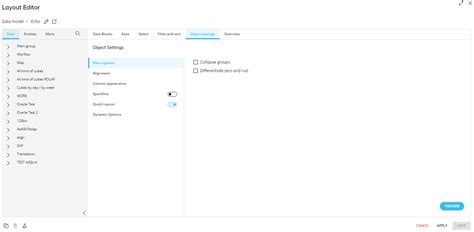 The New Layout Editor