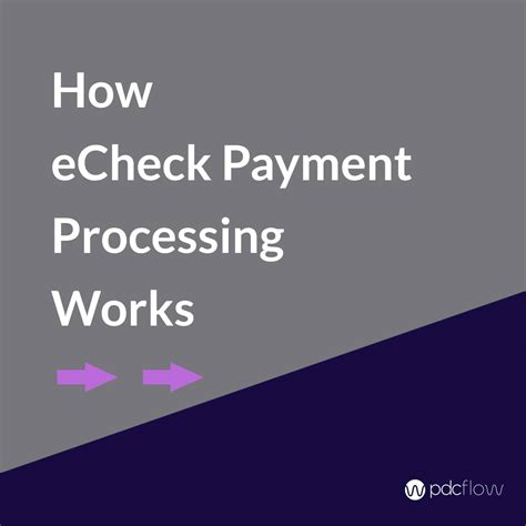 Why Accept ECheck Payments How They Work PDCflow Blog