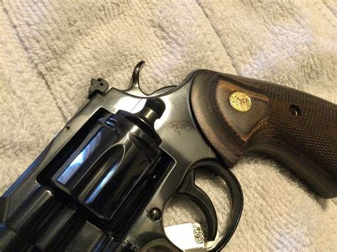 2024 Polished Blue Python Side By Side With 1984 Royal Blue Python Both Are 6 Inch Models