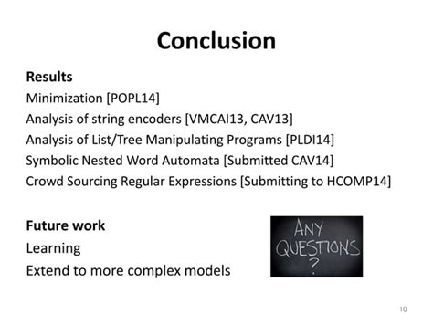 Symbolic Automata Automata Smt Solvers At Excape14 Ppt