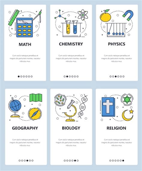 Premium Vector Vector Web Site Linear Art Onboarding Screens Template