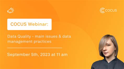 Webinar Data Quality Problems And Data Management