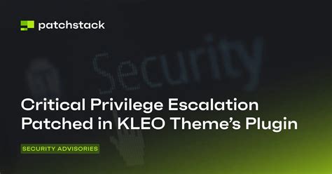 Critical Privilege Escalation Patched In Kleo Themes Plugin Shadowtek Web Solutions