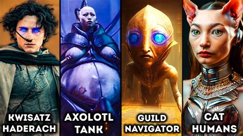 All 21 Evolved Human Types And Species In Dune Explained God Emperor