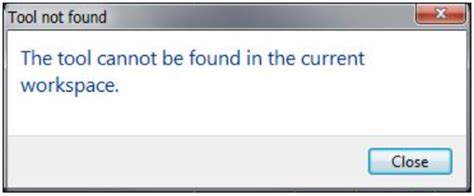 The Tool Cannot Be Found In The Current Workspace When Selecting Callouts In AutoCAD MEP
