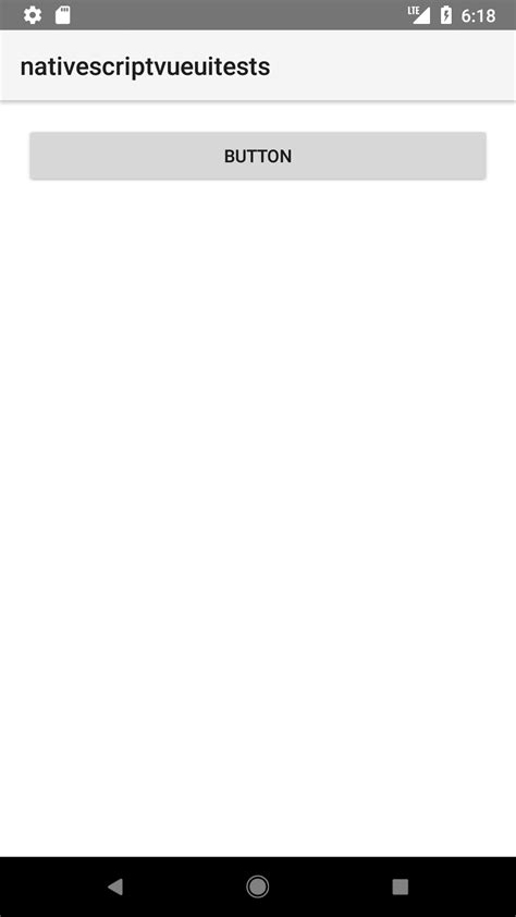 Button Nativescript Vue