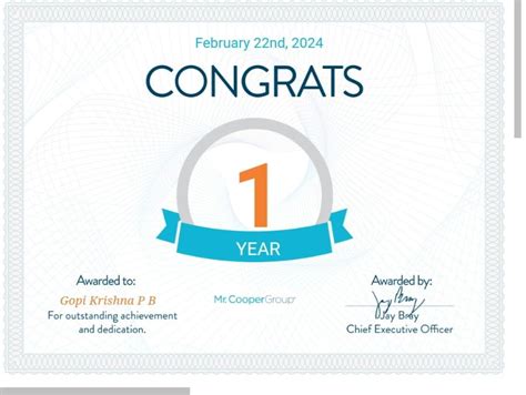 Gopi Krishna Pb On Linkedin 1 Year Down Many More To Go Happy Work Anniversary And Thanks For