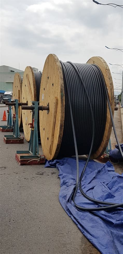 광양항 Amp 육상전력공급설비 기계화포설 229kv 150sq1262m 파워케이블공사 특고압 고압케이블 기계화포설 전문업체 한전관로 전력구 태양광 연료전지 발전소 관로