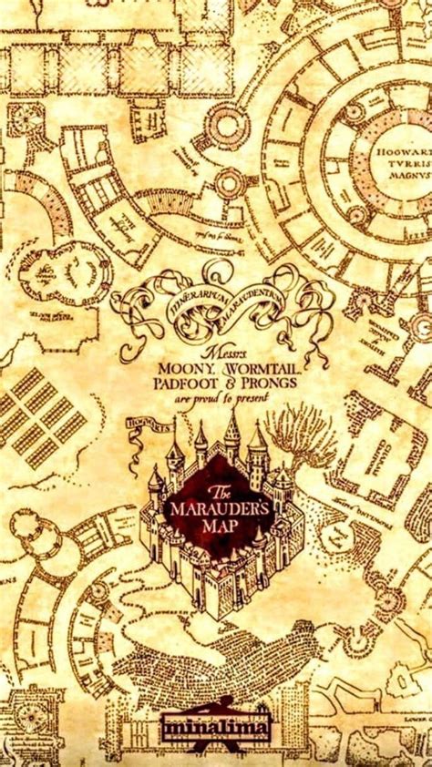 Marauders Map Wallpaper Vintage World Maps