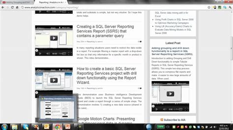 Creating A Subreport Using Microsoft Sql Server Reporting Services