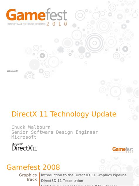 Directx 11 Technology Update Us Pdf Shader Graphics