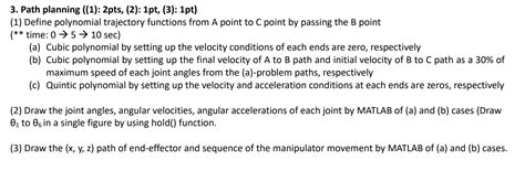 3 Path Planning 1 2pts21pt 3 1pt 1