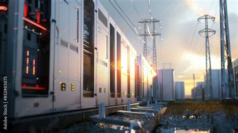 commercial energy storage system with large battery arrays industrial
