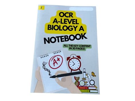 Ocr A Level Biology Notebook Sample Teaching Resources
