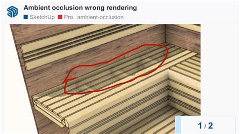 Ambient Occlusion Wrong Rendering Pro Sketchup Community