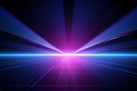 Premium Photo Blue Luminous Lines Technological Elements Abstract