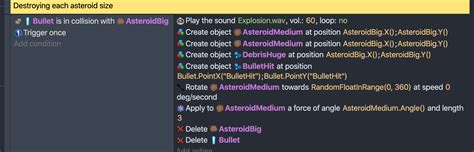 Modern Asteroids Issue Gdevelopapp Gdevelop Examples Github