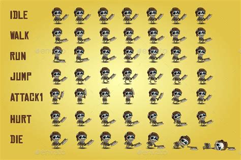 Skeleton Sprite Sheet