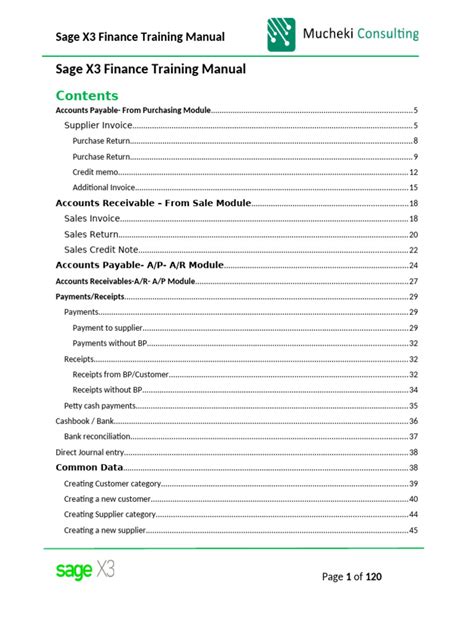 Sage X3 User Training Manual Financials Pdf Accounts Payable Invoice