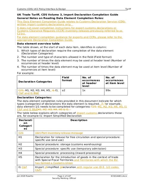 Hmrc Guidance On Moving To The Customs Declaration Service Doc Template Pdffiller