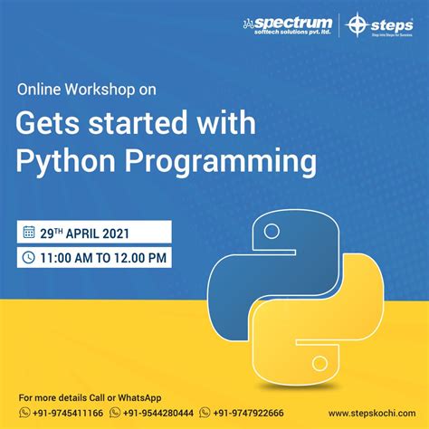 Pythonprogramming Python Onlineworkshop Workshop Pythondeveloper