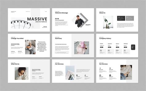 Massive Powerpoint Presentation Template Templatemonster